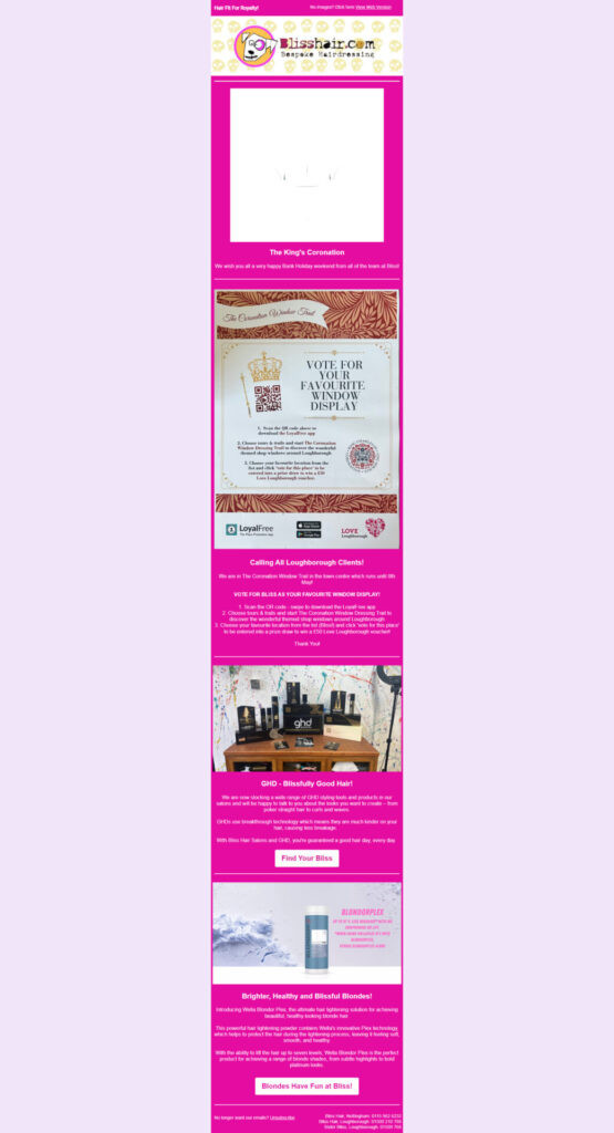 Salon email marketing - tips, ideas, templates, examples