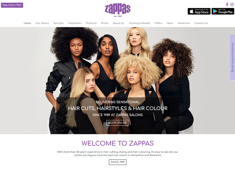 The best salon & clinic websites designs deliver more clients & money ...